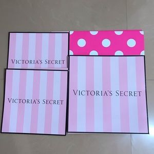 PINK Victoria's Secret | Bags | Victorias Secret Pink 4 Gift Boxes 4 ...